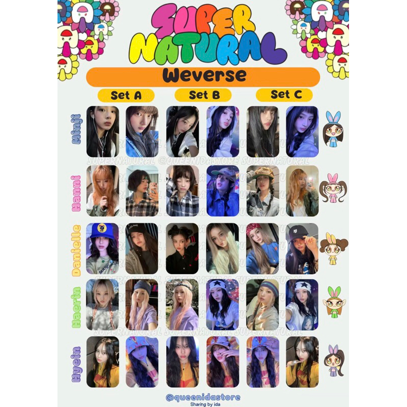 【15/2 RESTOCKED】Newjeans Supernatural weverse album photocards official | Shopee Malaysia