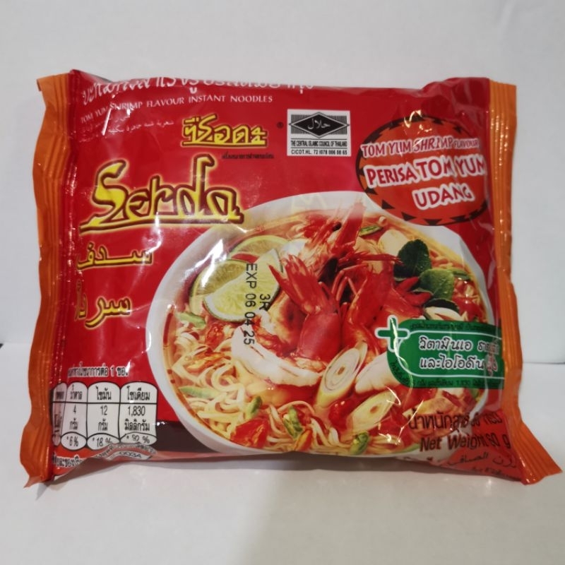 maggi instant noodle tomyam maggie siam thailand serda kerabu 60g ...