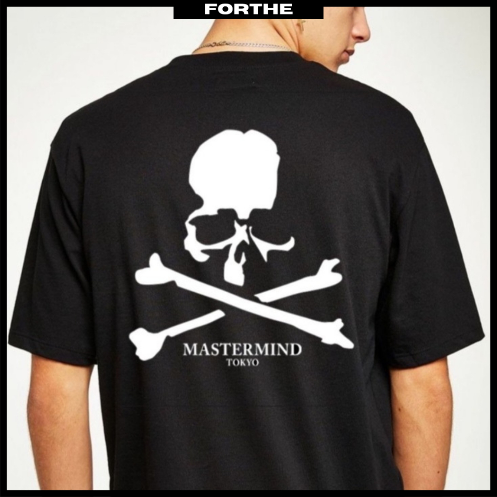 MASTERMIND Japan Oversized T-shirt 280G Heavy Cotton Oversized Black T ...