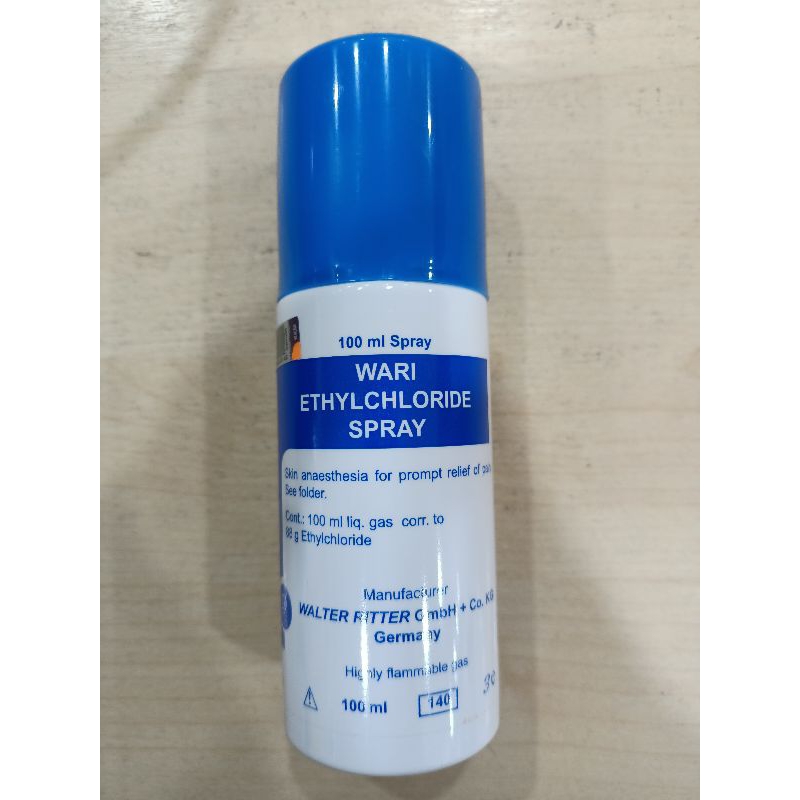 WARI ETHYLCHLORIDE SPRAY 100ML (EXP:07/2026) | Shopee Malaysia