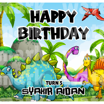 Sticker Birthday For Goodies happy birthday hari jadi custom doorgift ...