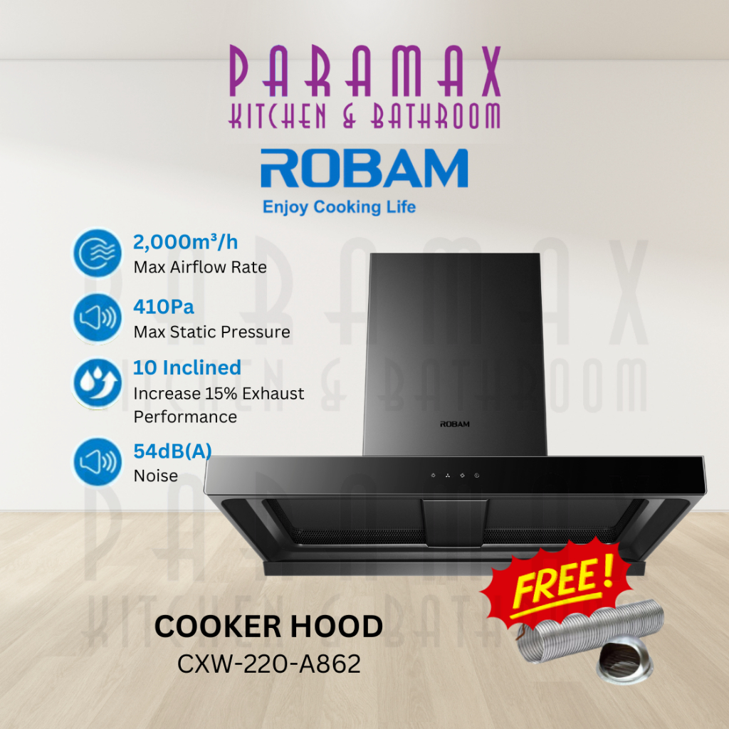 ROBAM Kitchen Hood CXW-220-A862 T-Shape Series | Shopee Malaysia