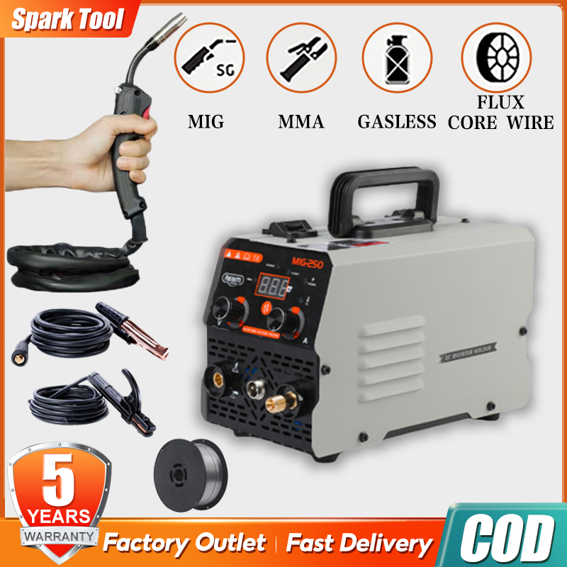MIG Welding Machine Set Gasless 3IN1 MIG/MMA/TIG999 Inverter IGBT Welder Portable 电焊机 | Shopee ...