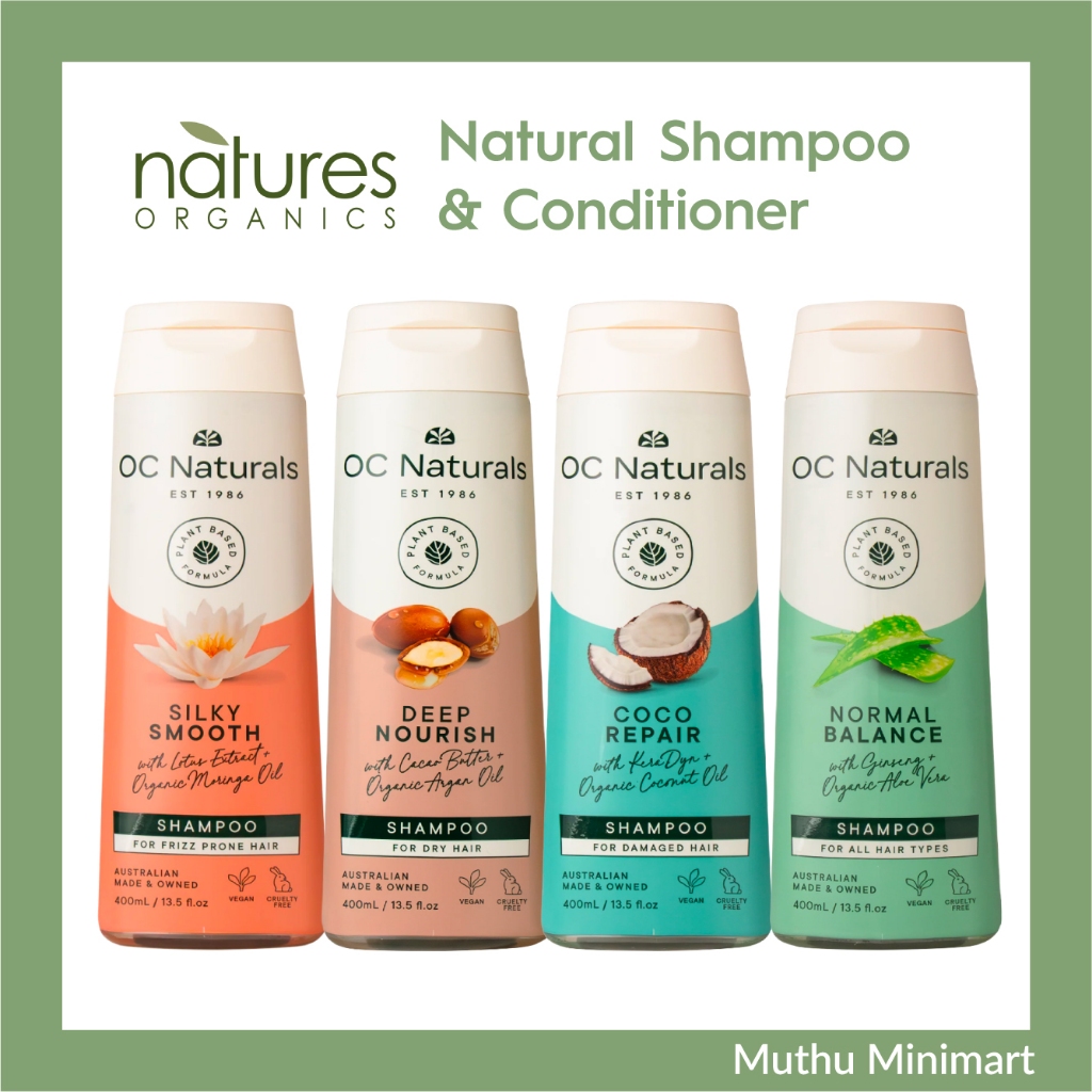Organic Care | Natural Shampoo Conditioner Damages Hair Frizz Prone ...