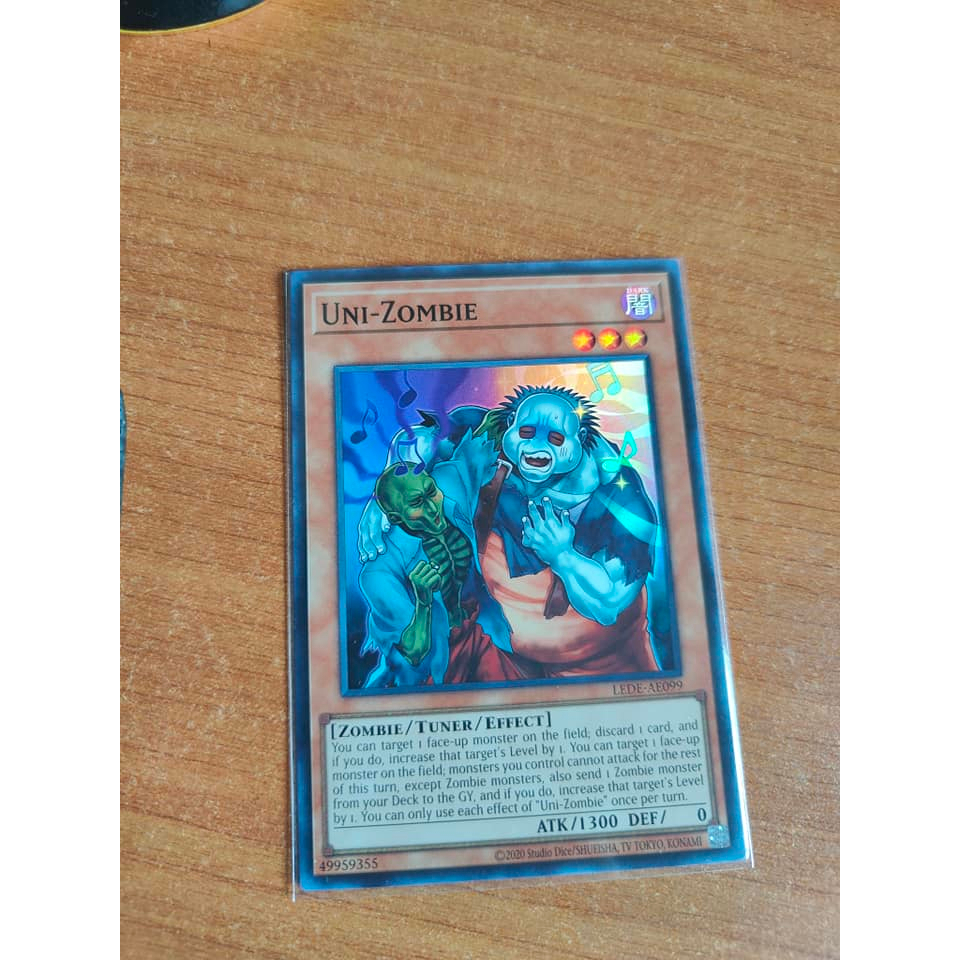 Yugioh: SECE-JP040 RC02-JP018 SR07-JP019 DBSS-JP042 LEDE-AE099 Uni-Zombie (N/NPR/R/SR/CR/SCR ...