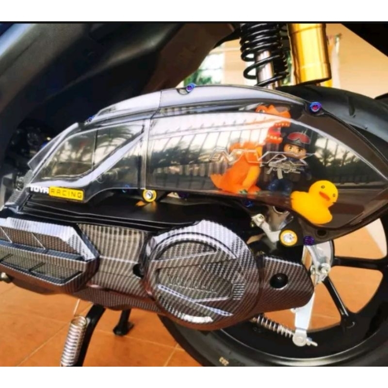 Screw Air Filter Cover / Air Box NVX155 V1 / NVX V2 TITANIUM / GOLD ...