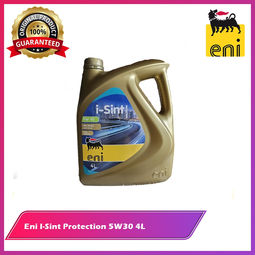 Eni i-Sint Protection 5W30 Fully Synthetic Gasoline Engine Oil (4L ...