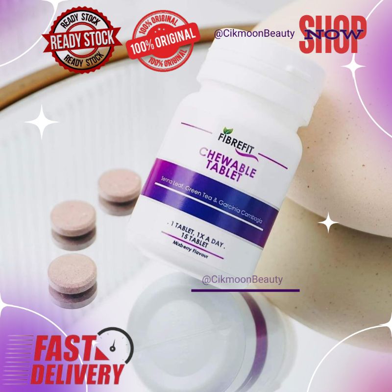 🔥[READY STOCK🔥]FIBREFIT CHEWABLE TABLET ORIGINAL HQ | Shopee Malaysia