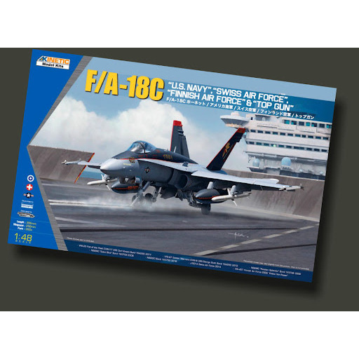 KINETIC GOLD F/A - 18C 1/48 K48031 US Navy, Swiss Air Force, Finnish ...