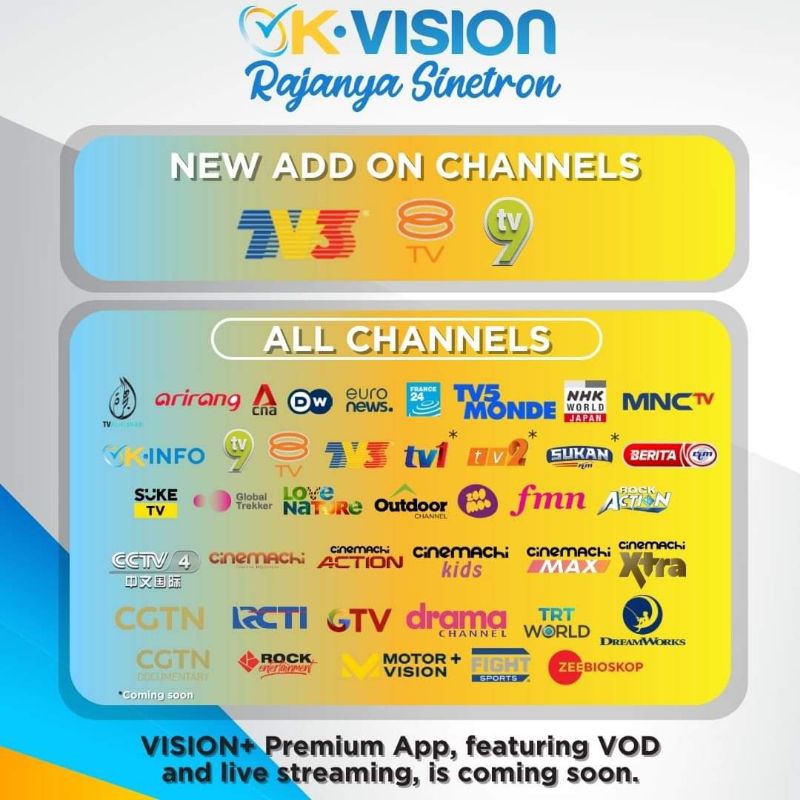 OK Vision Original Receiver Malaysia(siap aktif) | Shopee Malaysia