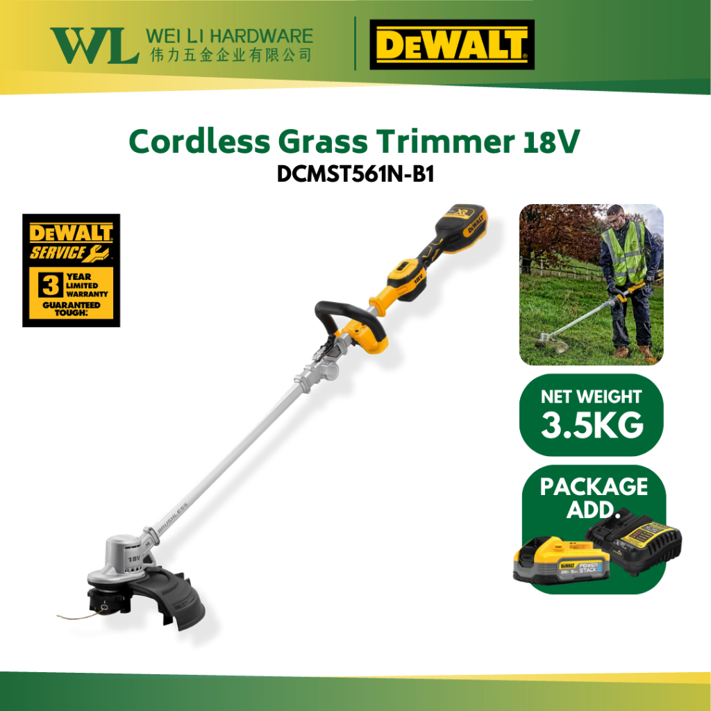 DEWALT DCMST561N-B1 Cordless String Trimmer / cordless grass cutter ...