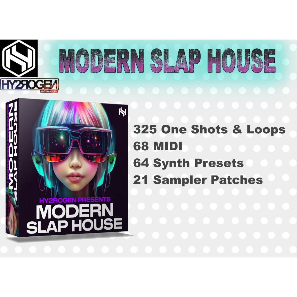 Modern Slap House Samples Sound Pack by Hy2rogen with One Shots, Loops ...