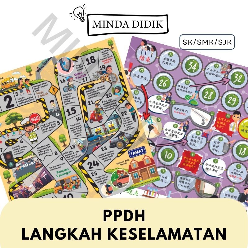 MD | PPDH | KESELAMATAN DI JALAN RAYA & DI BILIK SAINS | Shopee Malaysia
