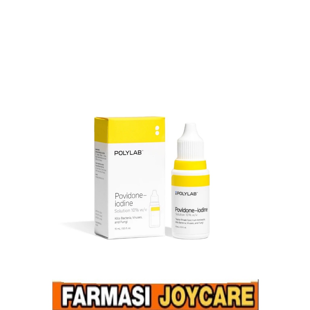 Polylab Povidone-Iodine Solution 10%w/v 60mL (Exp: May 2025) | Shopee ...