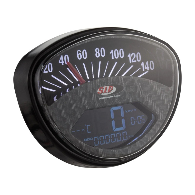 Vespa Classic Speedometer Digital SIP carbon | Shopee Malaysia