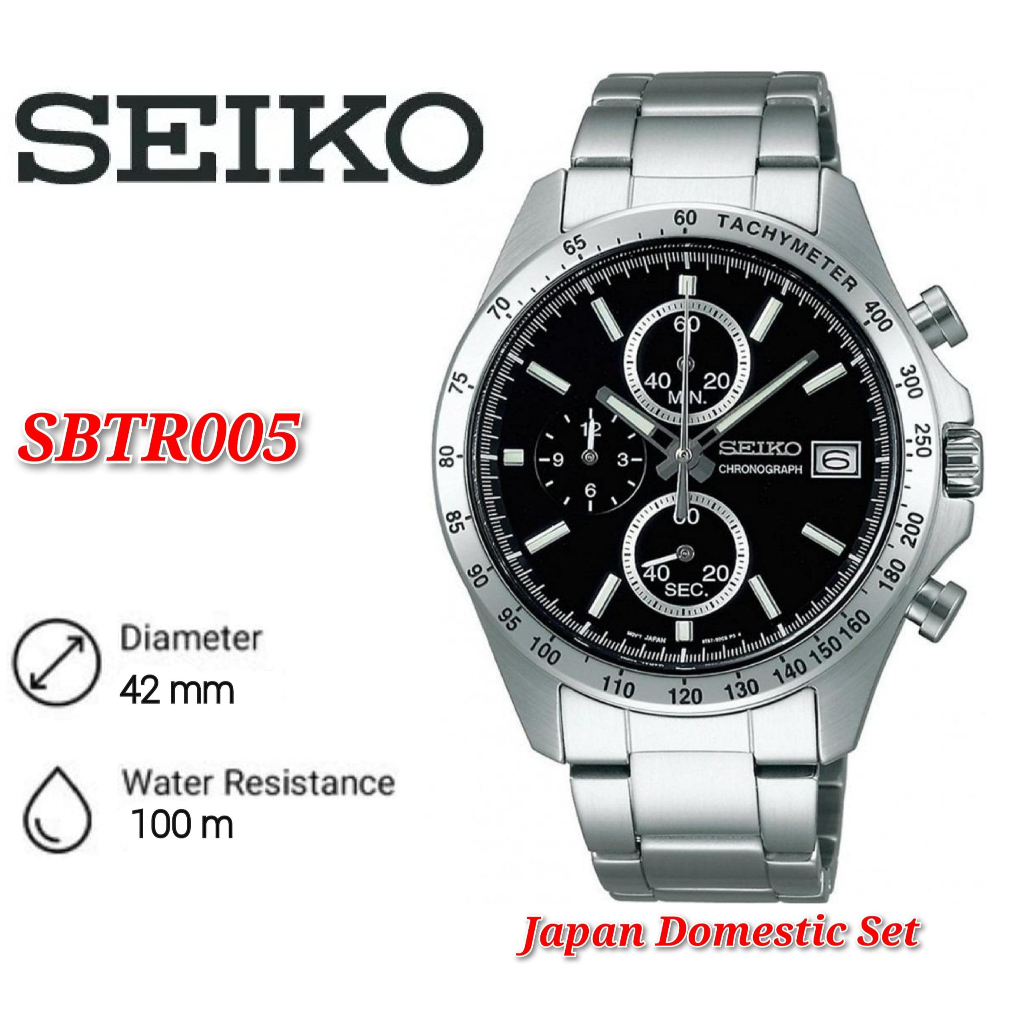 Seiko Spirit Watch Chronograph SBTR005 Men's .. | Shopee Malaysia