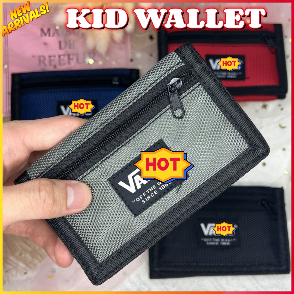 Trendy New Fashion KID 3 FOLD Short Wallet PU 🇲🇾READY STOCK IN MALAYSIA ...
