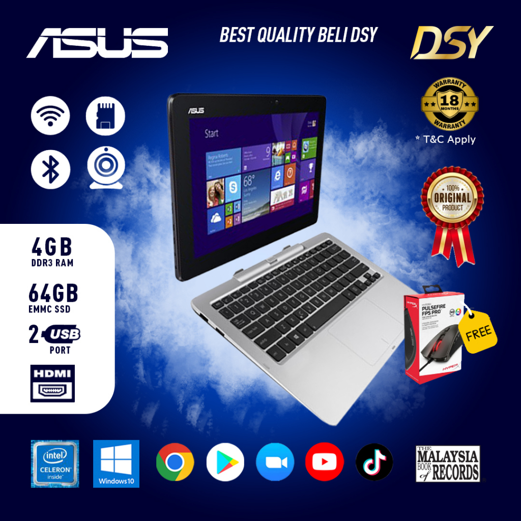 ASUS ATOM LAPTOP | Warranty 18 Month | INTEL CELERON | 4GB RAM | 64GB ...
