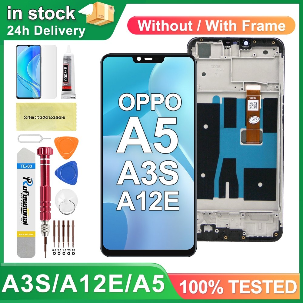 [Original] LCD OPPO A3S/A12E/A5/README C1/RELME 2 RMX1809 touch screen digitizer replacement ...