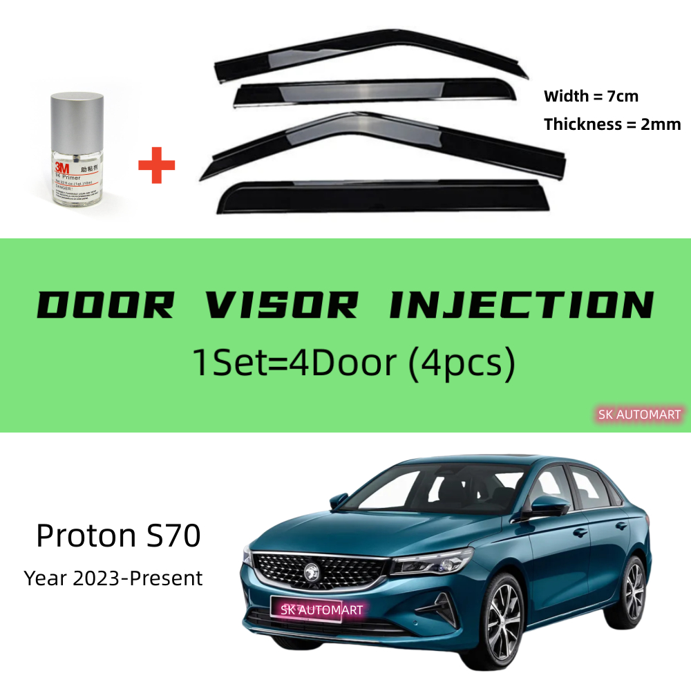 (4 PCS) High-Quality Air-Press Window PROTON S70 YEAR 2023-PRESENT DOOR ...