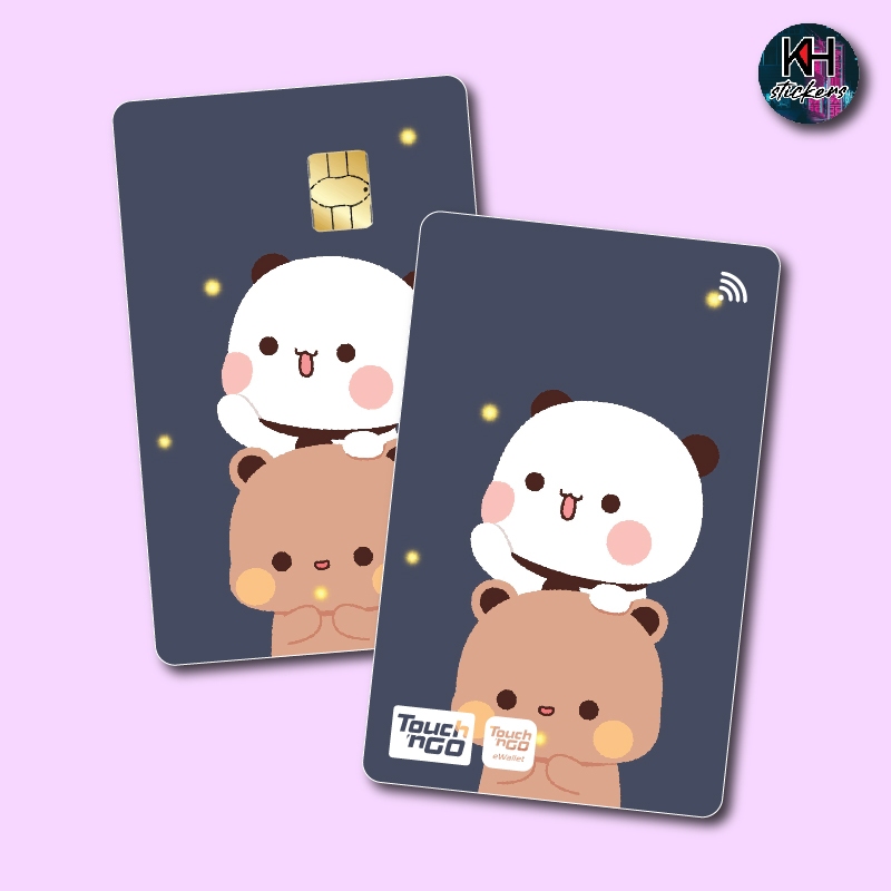 BUBU DUDU - TOUCH N GO CARD / ATM CARD STICKER COVER, TNG CARD, BANK ...