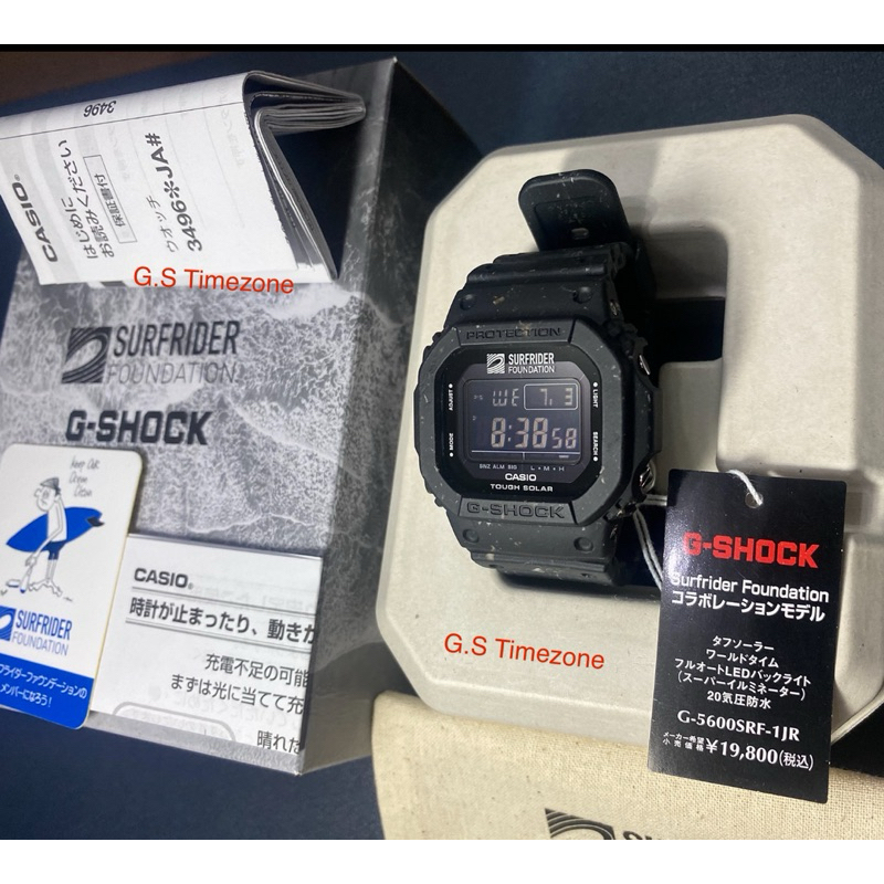 Casio G-Shock Surfrider Foundation G-5600SRF-1JR / G-5600SRF | Shopee Malaysia