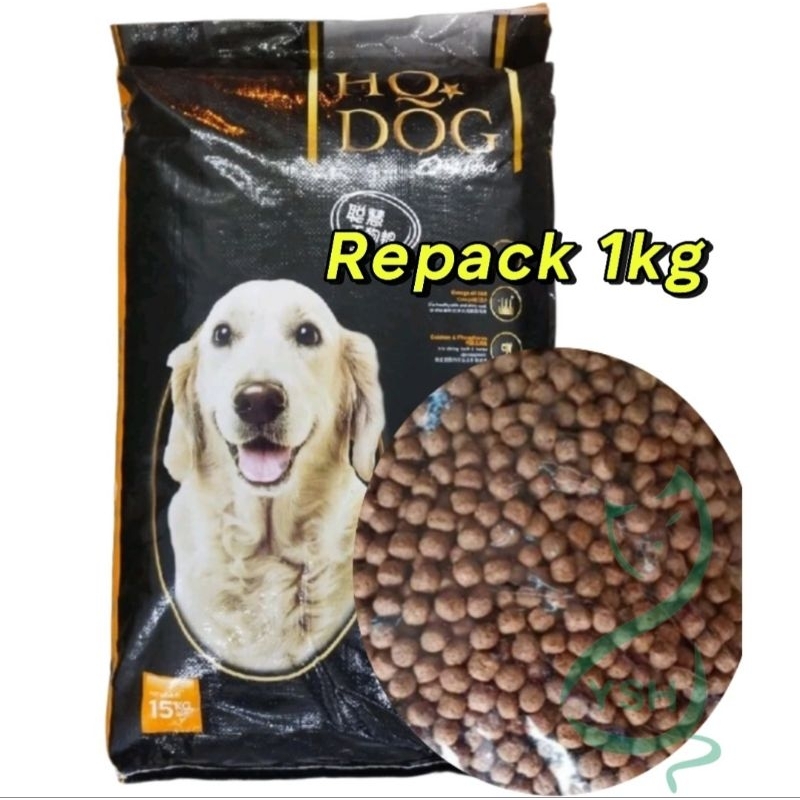 HQ Dog Dog Food Chicken Flavour Repack 1kg 16% Protein | Shopee Malaysia