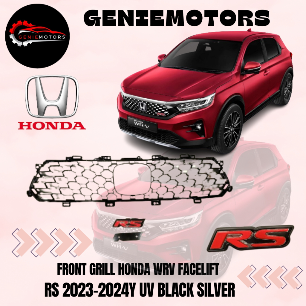 HONDA WRV WR-V 2024 RS FRONT BUMPER GRILL GRILLE DIAMOND SPEC | Shopee ...