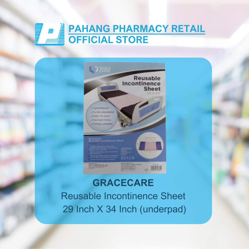 GRACECARE Reusable Incontinence Sheet 29Inch X 34Inch (underpad) | Shopee Malaysia
