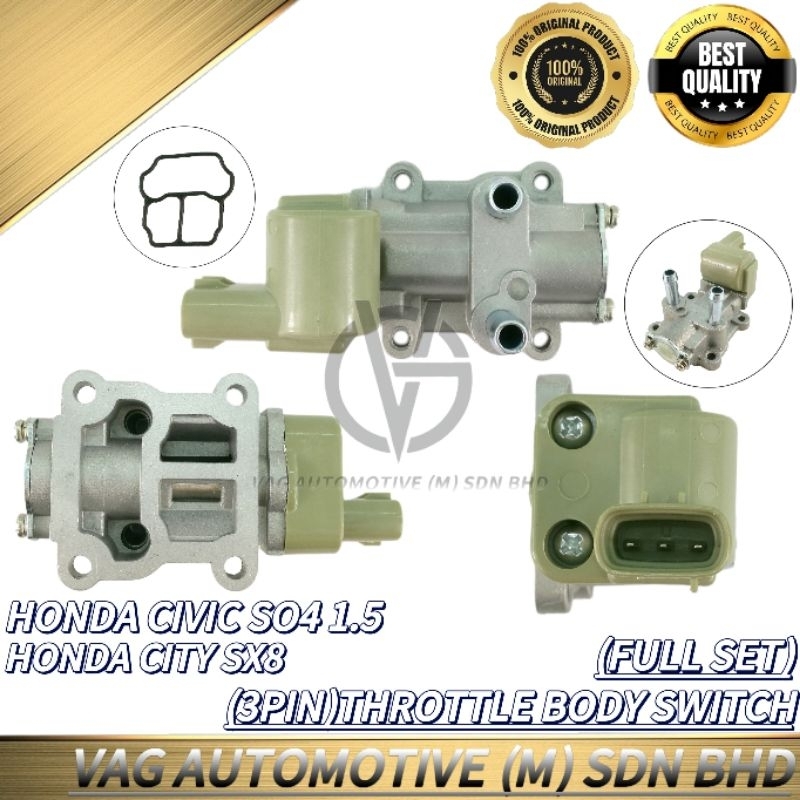 HONDA CIVIC SO4 1.5,CITY SX8 (3PIN)THROTTLE BODY SWITCH ASSY | Shopee ...