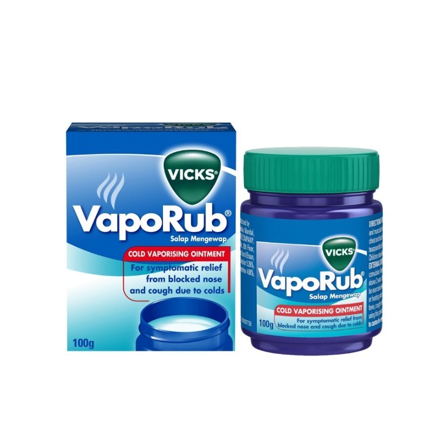 VICKS VAPORUB 100GM(EXP-01/2026) | Shopee Malaysia
