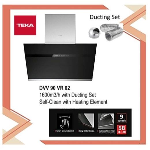 Teka DVV 90 VR A02 Vertical Hood Touch Control with Hand Gesture ...