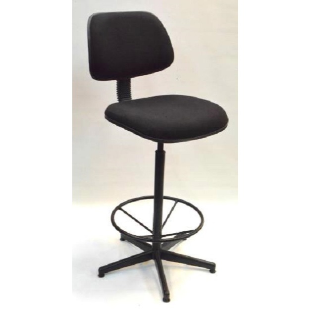 High stool with back rest for table height 90cm to 110cm, High Drafting ...