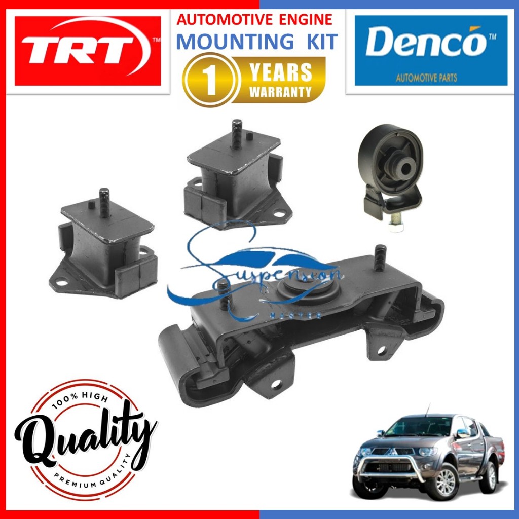 1 SET TRT DENCO (RANDOM) BRAND ENGINE MOUNTING - MITSUBISHI TRITON 2 ...