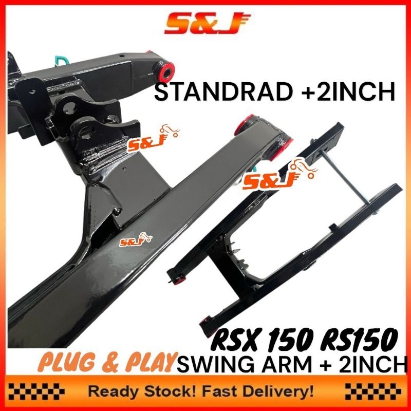 +2 Inch HONDA RS150 V1 V2 RSX 150 STANDRAD + 2INCH SWING ARM SET HAUVY ...