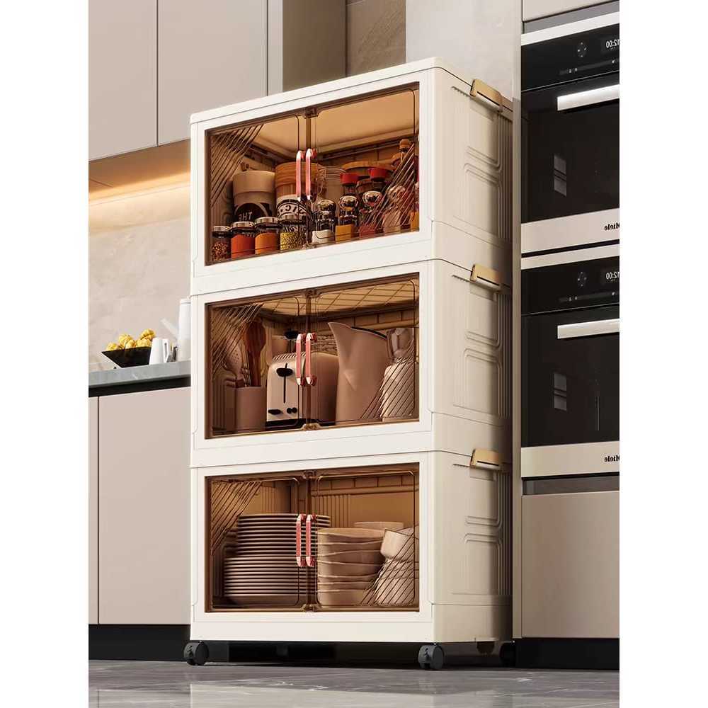 29005 PLASTIC FOLDABLE CABINET 3 LAYER / 4 LAYER | Shopee Malaysia