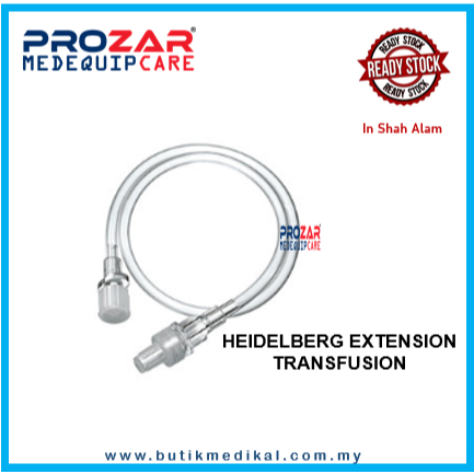 HEIDELBERG EXTENSION TRANSFUSION TUBING 4.1MM OD, 3.0MMID | Shopee Malaysia