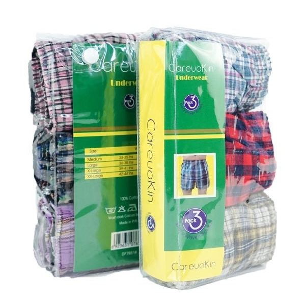 GILDAN Care Uokin Comfort Cotton Men Boxer Breathable 4 Segi Underwear ...