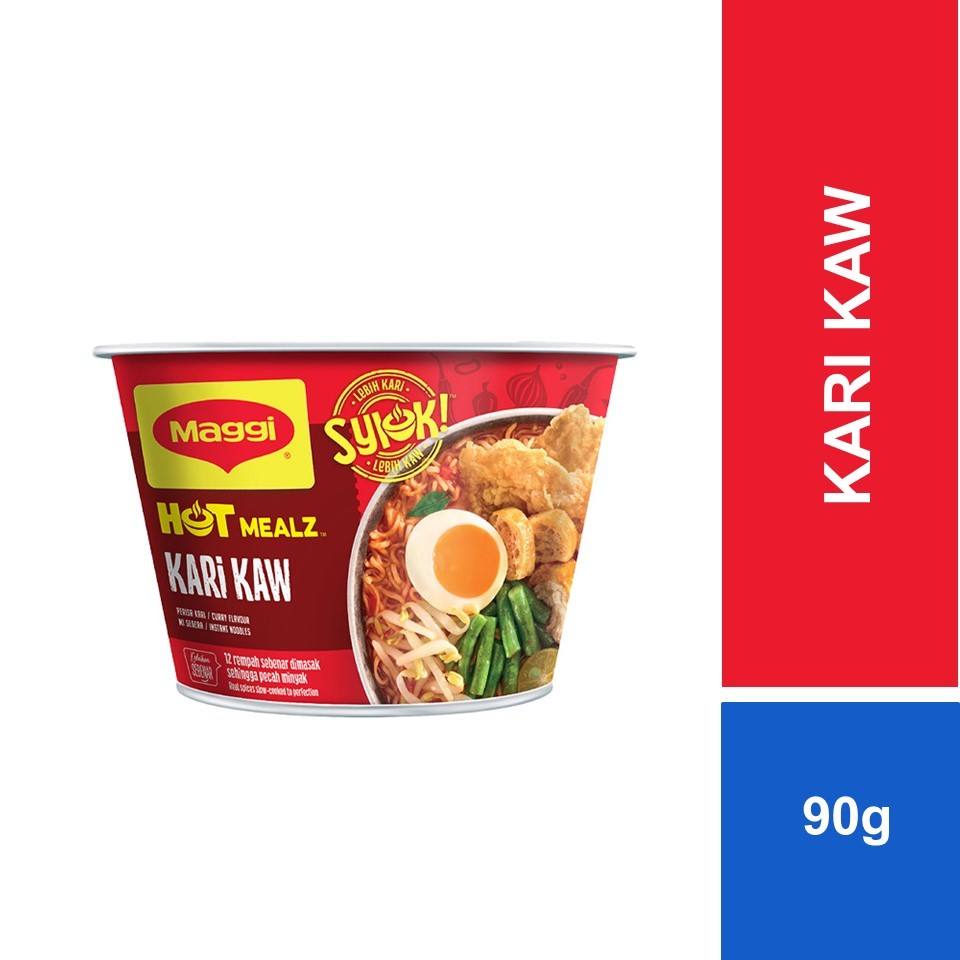 MAGGI Bowl Syiok Kari Kaw 90g (Halal) | Shopee Malaysia