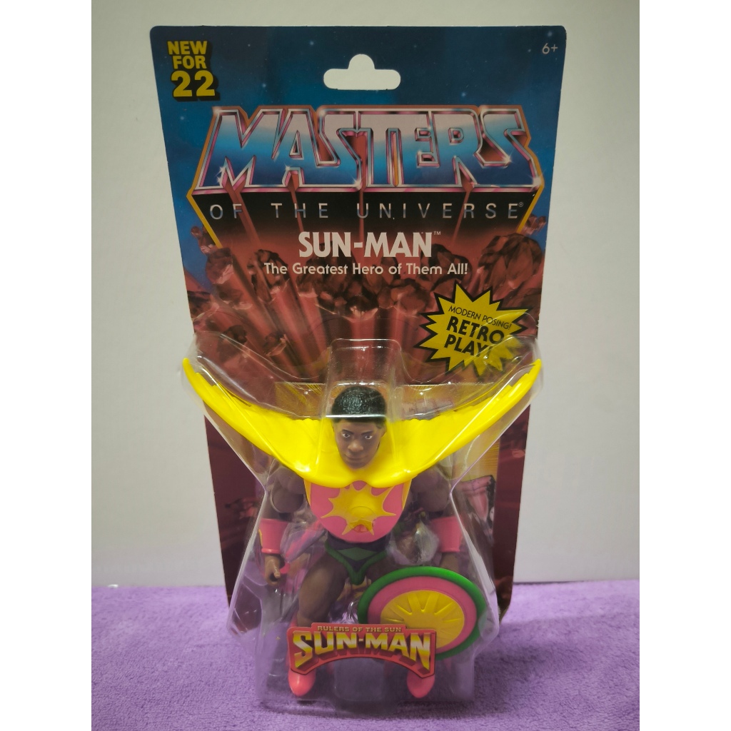 Mattel MOTU Masters of the Universe Origins Sun-Man | Shopee Malaysia