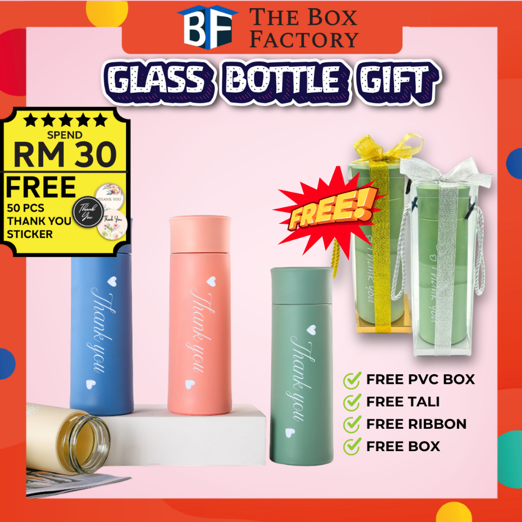 TBF VIP Doorgift Set Botol Air Glass Tumbler Wedding gift Coffee Mug ...