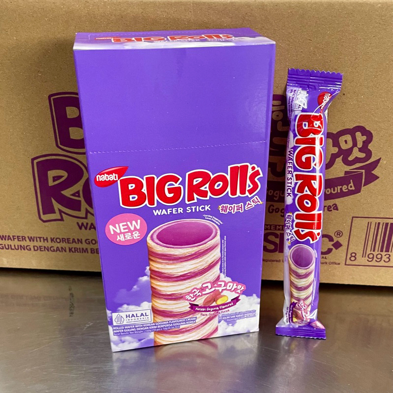 Nabati Big Rolls Wafer Stick Goguma 16g x 10pcs | Shopee Malaysia