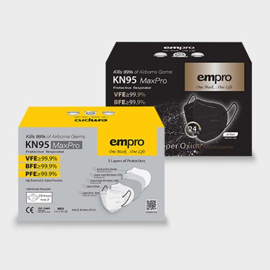 Empro KN95 Max Pro Mask Copper Oxide 5-Ply Mask Protective Respirator ...