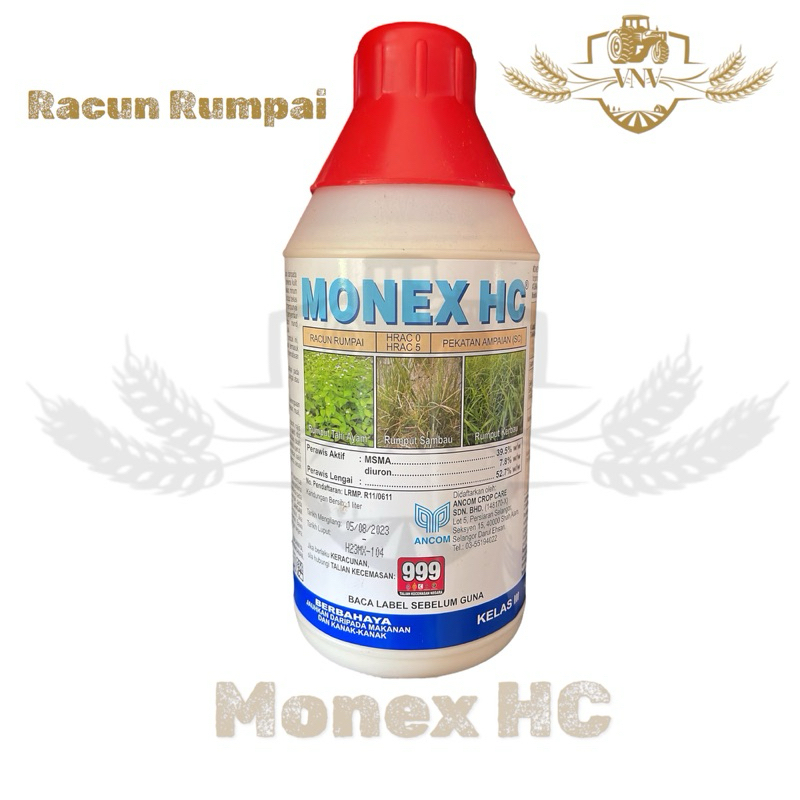 MONEX HC 1LITER Herbicide/Racun serap/MSMA+Diuron | Shopee Malaysia