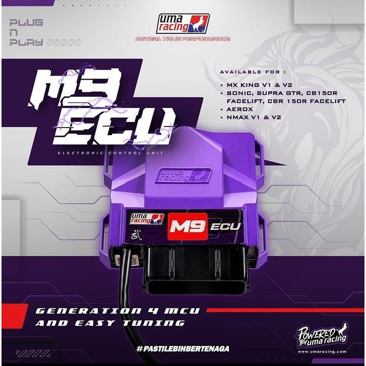 MOTORCYCLE UMA ECU M9 Y15ZR-V1/V2 Y16ZR MT15 RS150 LC-V8 NVX-V1/V2 N ...