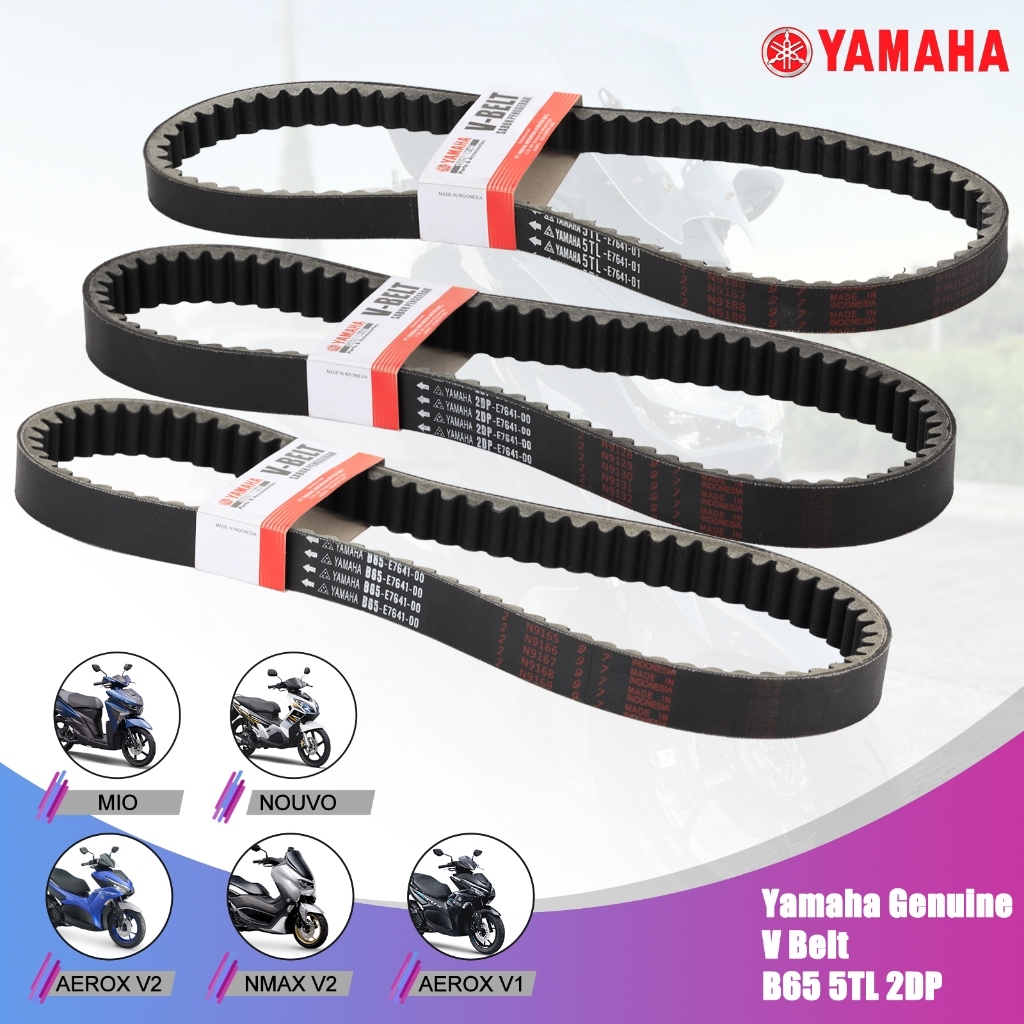 100% Original YAMAHA V-BELT / BELTING EGO/EGO S/NOUVO S/Nmax 150 V1/NVX155 V1/AEROX155/Avantiz ...