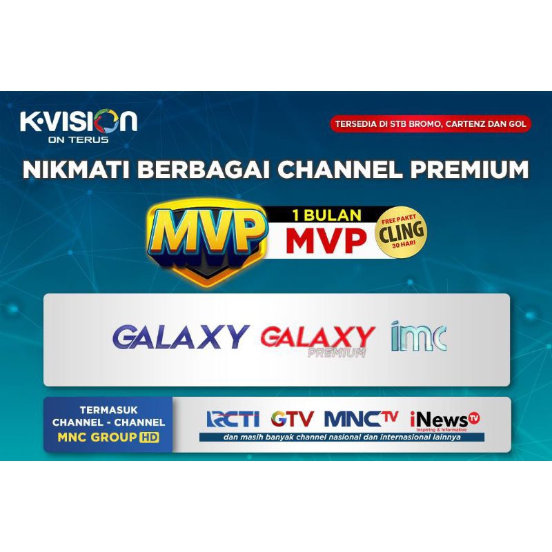 top up paket mvp kvision / dekoder gol | Shopee Malaysia