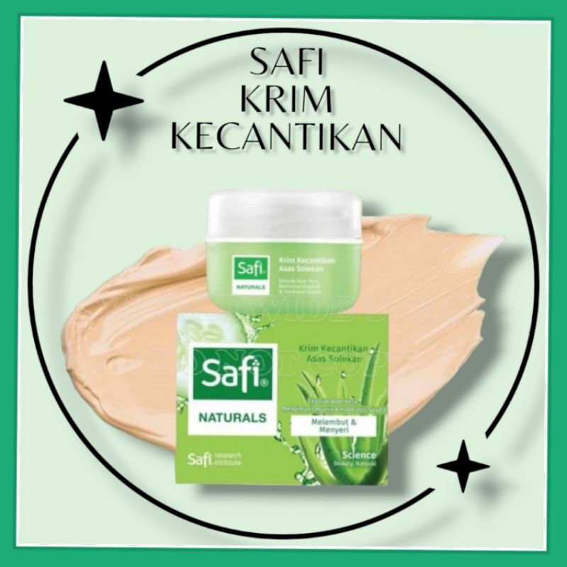 SAFI NATURALS BEAUTY CREAM KRIM KECANTIKAN (16G) | Shopee Malaysia