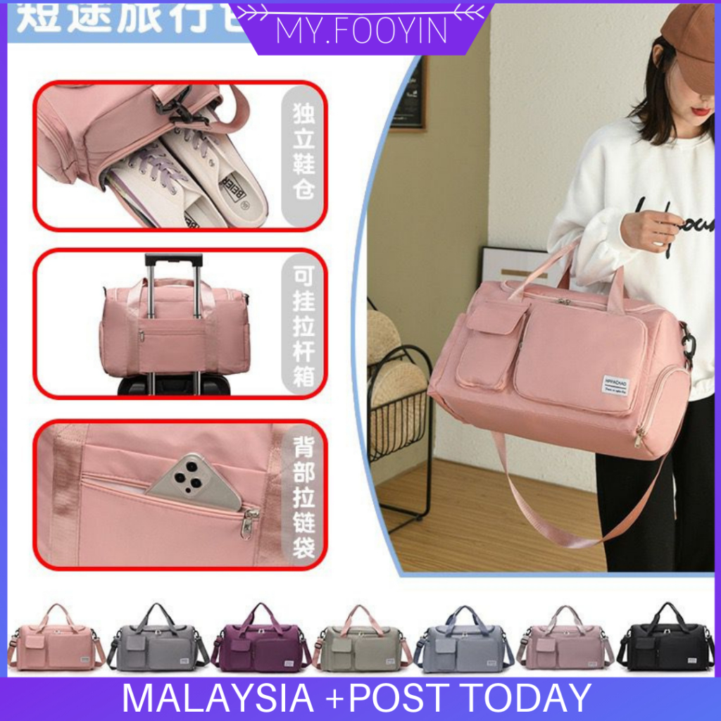 T4 READY STOCK MYFOOYIN Beg Foldable Big Capacity Travel Bag Waterproof ...