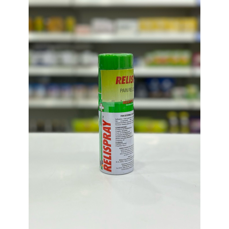 Relispray Pain Relief Spray 75g | Shopee Malaysia